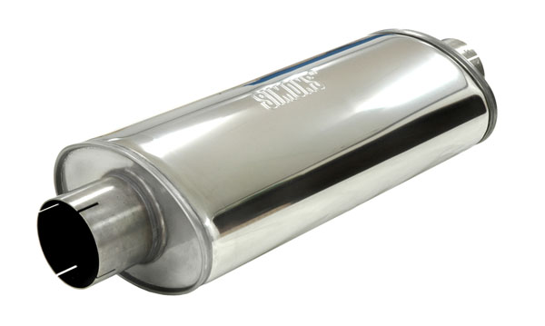 Simons Universele RVS Uitlaat dempers 90mm